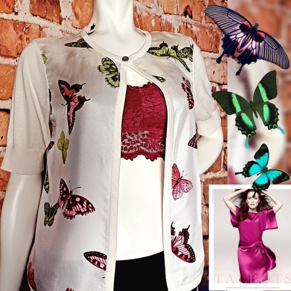 Talbots | Tops | New Talbots 0 Silk Mod Cottagecore Fairycore Shrug ...